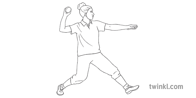 twinkl move pe y5 striking and fielding rounders overarm throw step 01 ...