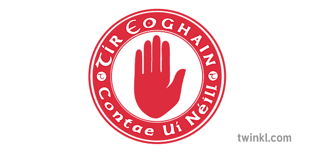 Tyrone GAA Crest Illustration