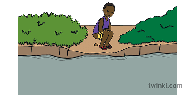 oegandese jongen poep rivier water diarree ontlasting ks1