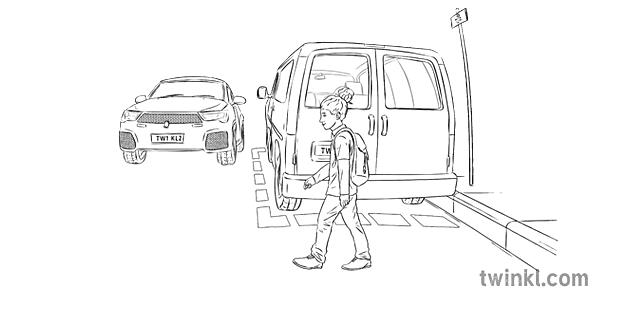 Unsafe Crossing Child Road Safety Car Vehicles Dangerous PHSE and