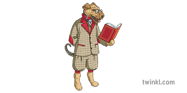 Vocabulary Victor Full Body Dog Airedale Reading Skills Classic English KS2