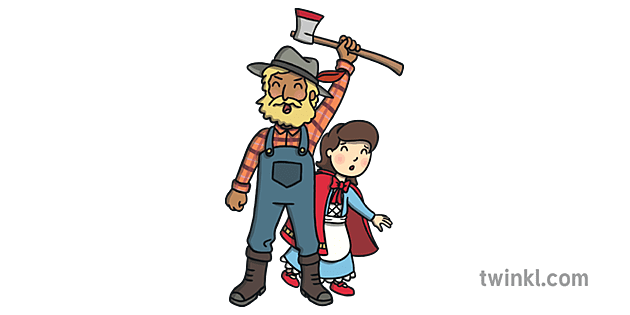 Leñador Y Caperucita Roja Juntos Caperucita Roja Ebook Ks1