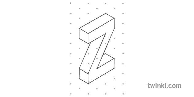 Isometric Letters A Z