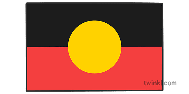 Aboriginal Flag Illustration - Twinkl