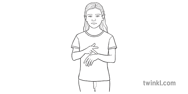 blue part1 auslan person girl child sign colors language australian ks2 ...