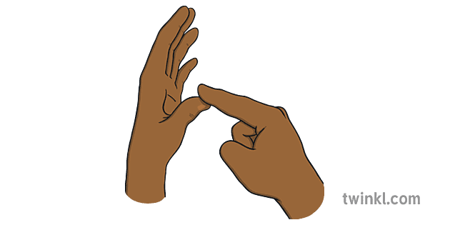 bsl letter a Illustration - Twinkl