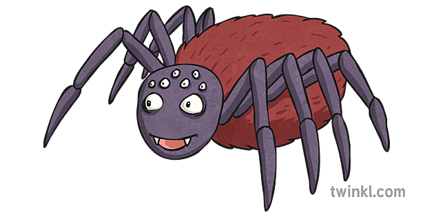 cartoon gagamba Illustration - Twinkl