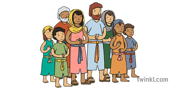 Crowd of Hungry Israelites Illustration - Twinkl