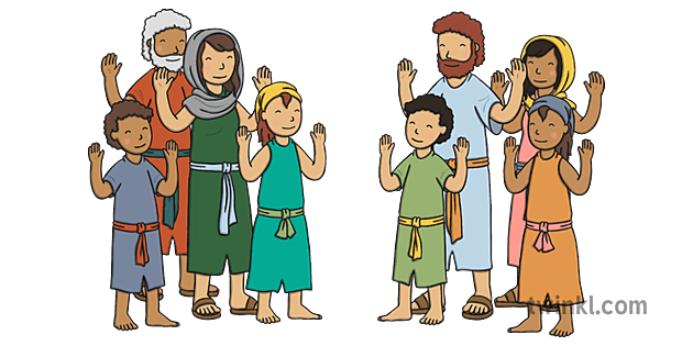 Crowd of Israelites Worshipping - Twinkl