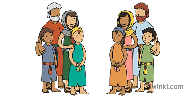 Crowd of Israelites Illustration - Twinkl