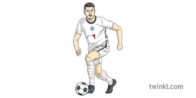 Declan Rice Ver 1 Illustration - Twinkl