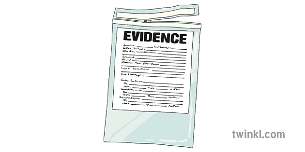 Evidence Bag Illustration - Twinkl