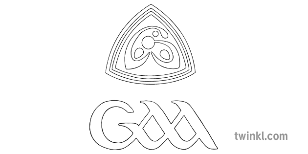 gaa logoer sort hvid Illustration - Twinkl