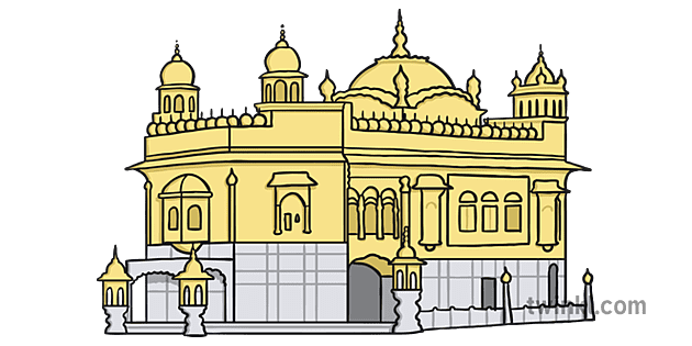 Gurdwara Illustration - Twinkl