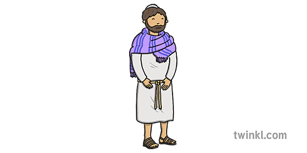 Jesus Standing Illustration - Twinkl