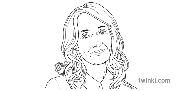Jk Rowling Via Harry Potter Coloring Pages Pinterest Sketch Coloring Page