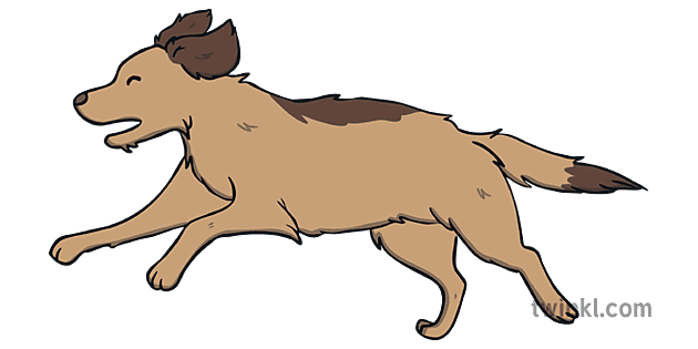 Animated Dog Running