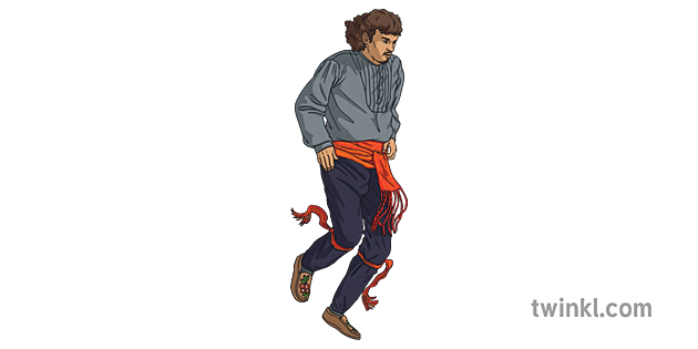 metis man jigging ver 1 Illustration - Twinkl