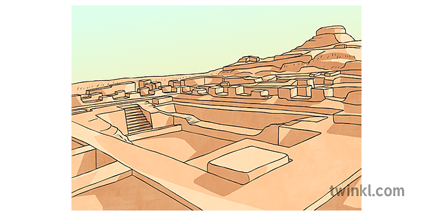 Mohenjo Daro Illustration - Twinkl