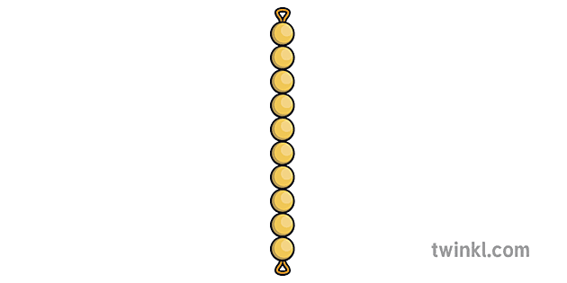montessori beads 10 ver 1 Illustration - Twinkl