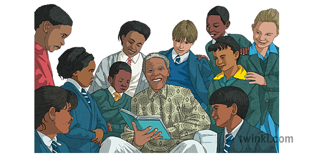 Nelson Mandela Ver 1 2 Illustration Twinkl