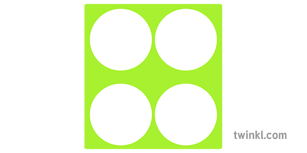 Numicon 4 Dibujo - Twinkl