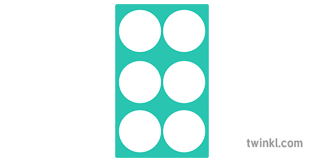 Numicon 6 Illustration - Twinkl