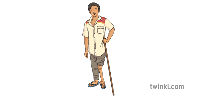 poliomielīta slimība Illustration - Twinkl