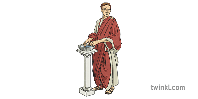 Pontius Pilatus Illustration - Twinkl