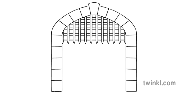 portcullis du a gwyn 1 Illustration - Twinkl