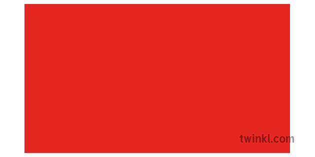 Rectangle Red Illustration - Twinkl