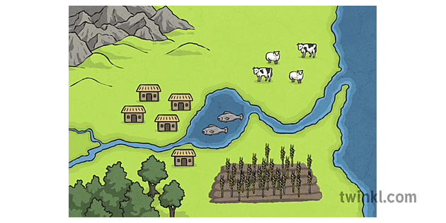 Settlement Illustration - Twinkl