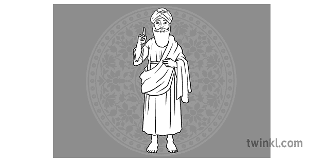 sikh creation story 12 black and white - Twinkl