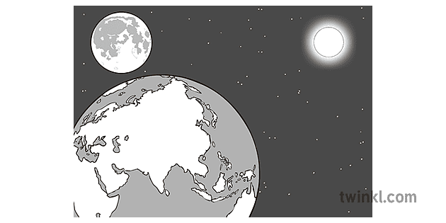 sikh creation story 3 black and white Illustration - Twinkl