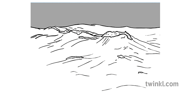 sikh creation story 9 svart vitt Illustration - Twinkl