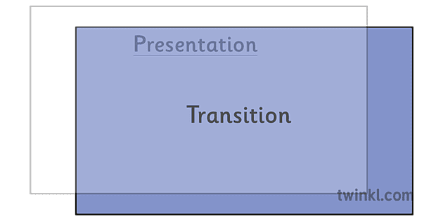 Slide Transitions Illustration - Twinkl