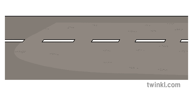 Surface Road Illustration - Twinkl