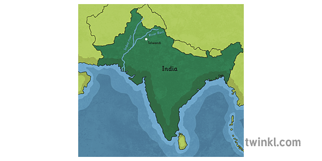 talwandi location map Illustration - Twinkl