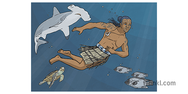 tangaroa Illustration - Twinkl