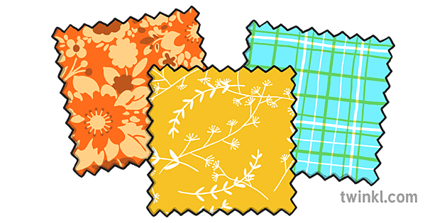 Textiles Illustration - Twinkl