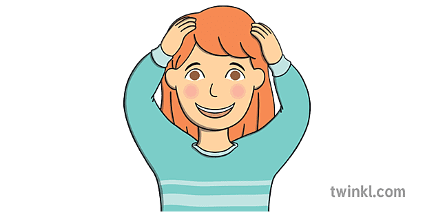 touch your head ver 1 Illustration - Twinkl