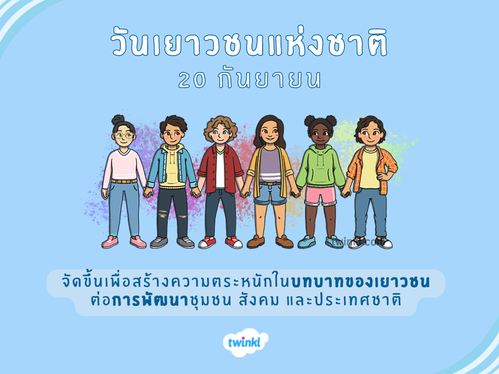 วันเยาวชนแห่งชาติ 20 กันยายน ความเป็นมาและความสำคัญ