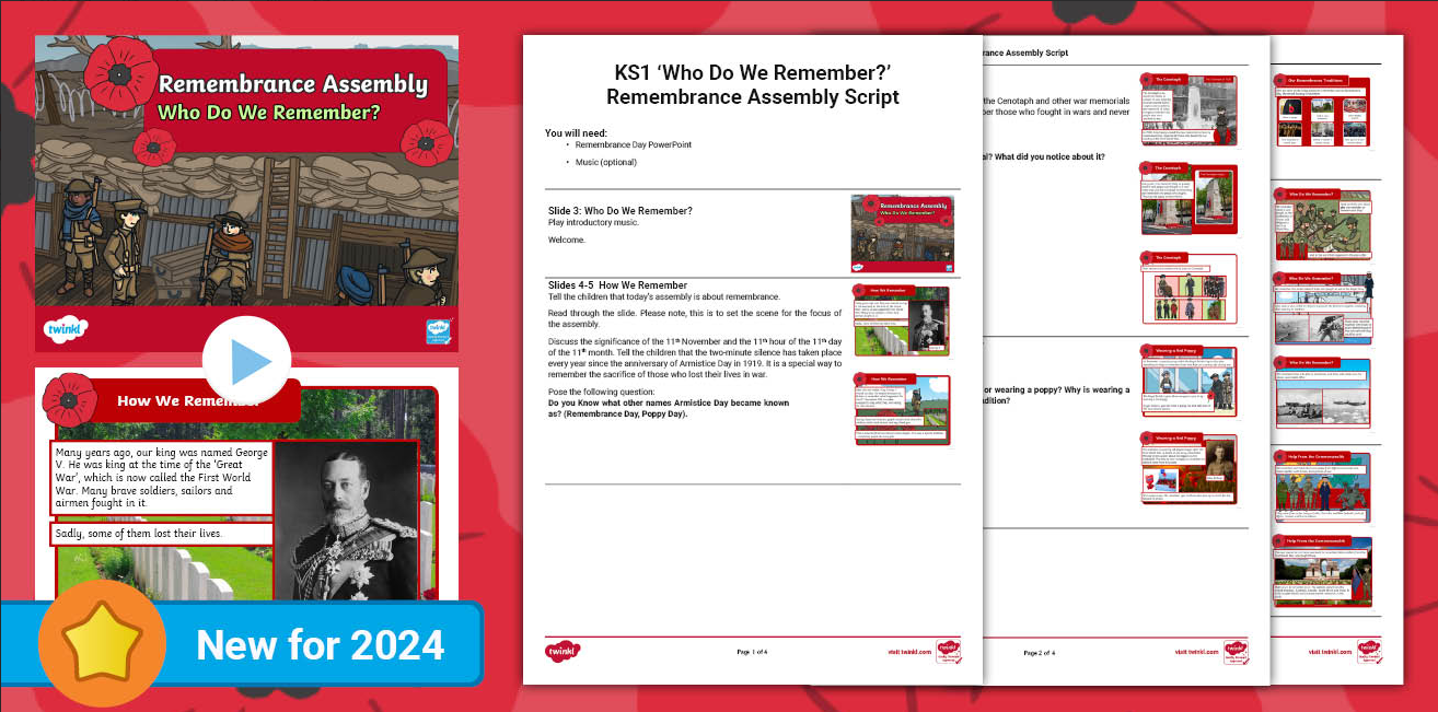Who Do We Remember on Remembrance Day? - Twinkl