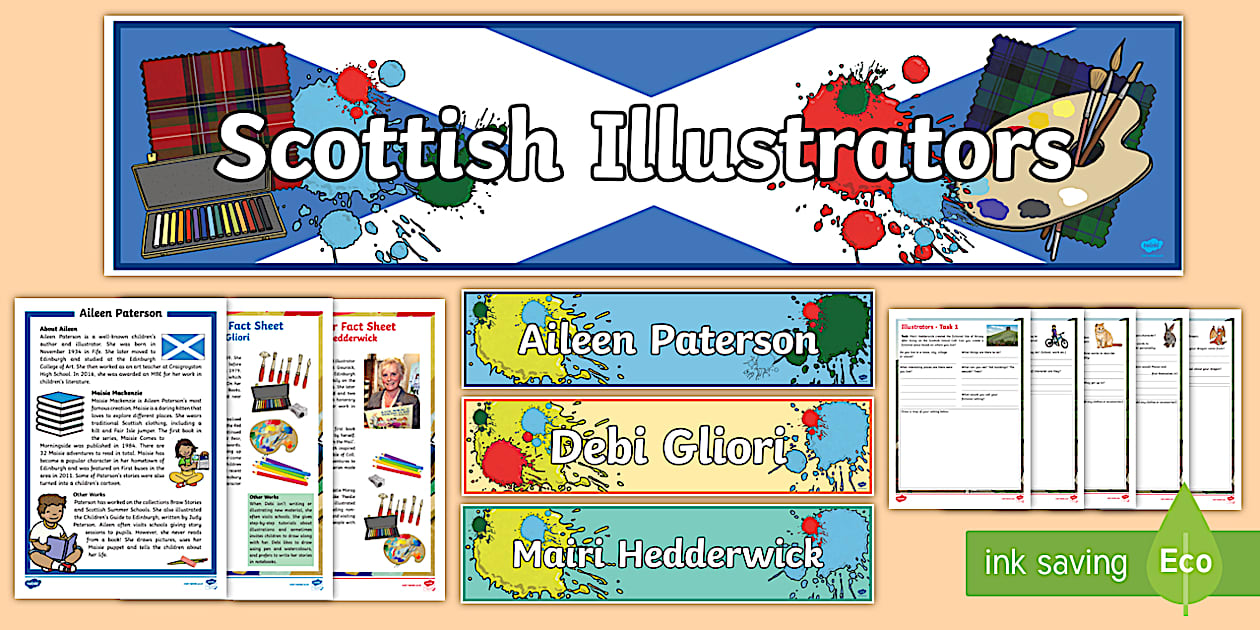 Scottish Illustrators Resource Pack (teacher made) - Twinkl