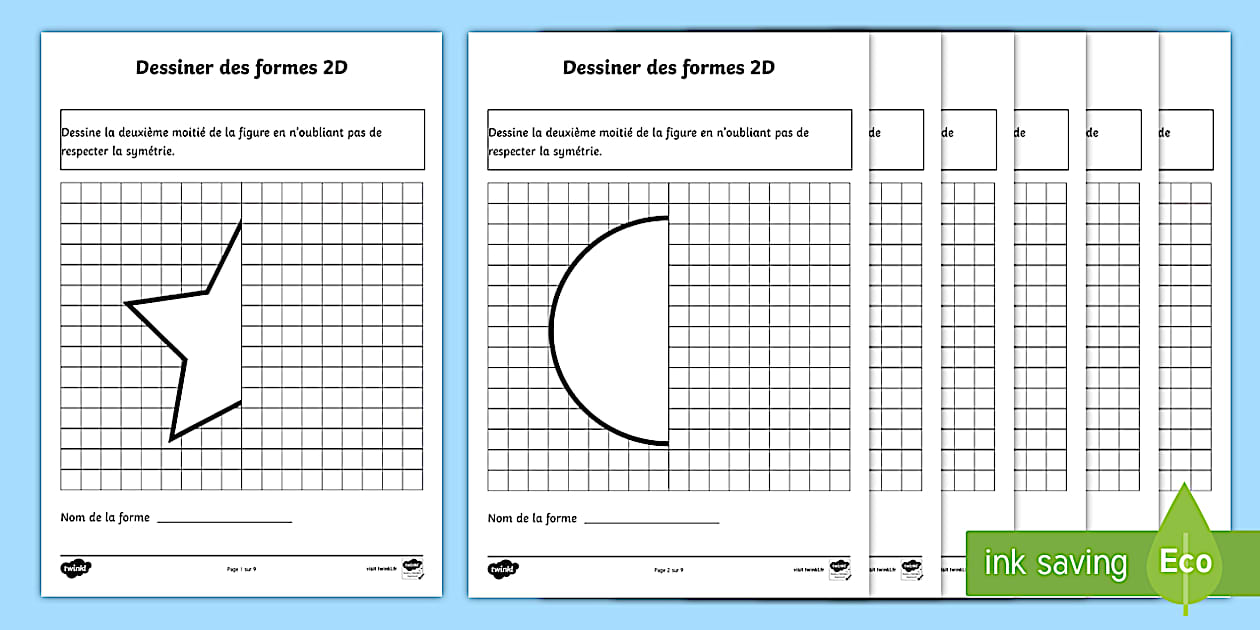 Feuille d'activités : dessiner des formes géométriques