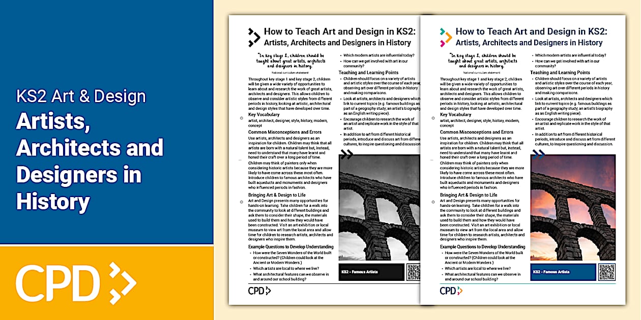 KS2 Art & Design: Artists, Architects and Designers in History