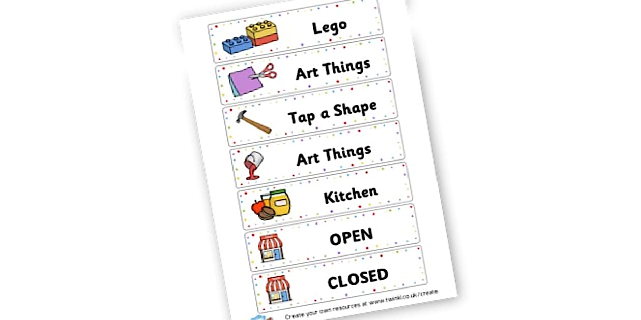 Labels (teacher made) - Twinkl