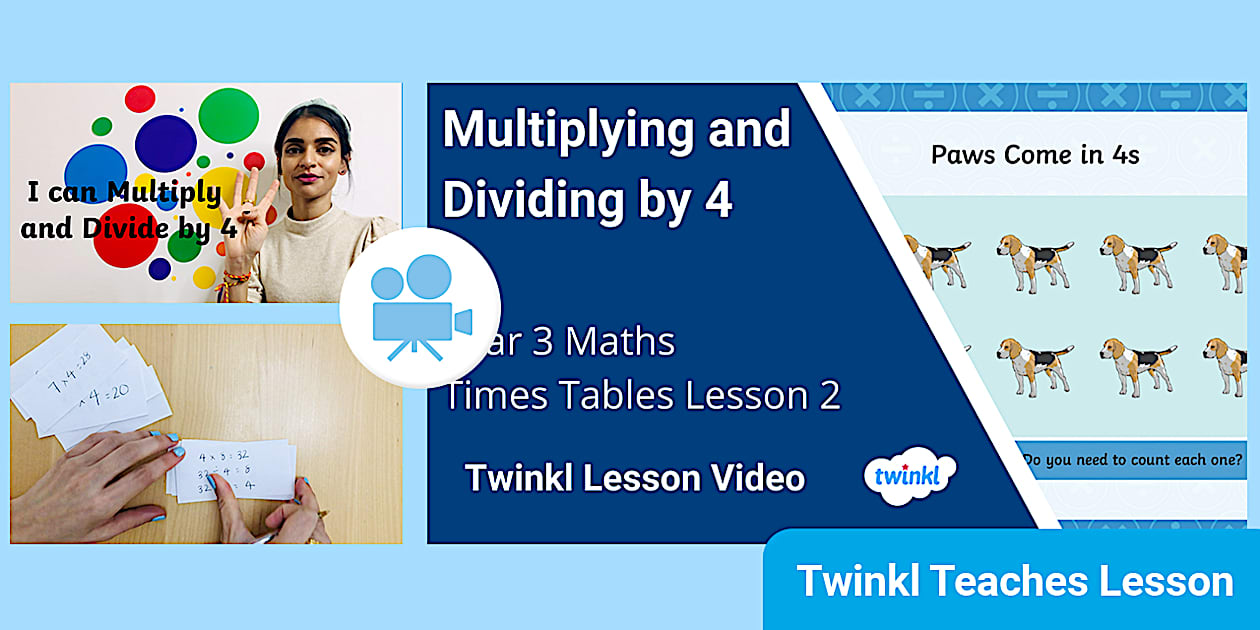 👉 Year 3 (Ages 7-8) Times Tables: Video Lesson 2 - Twinkl
