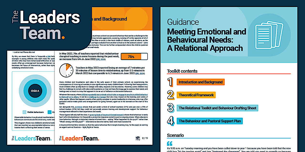 Repetitive Challenging Behaviour - A Way Forward - Twinkl