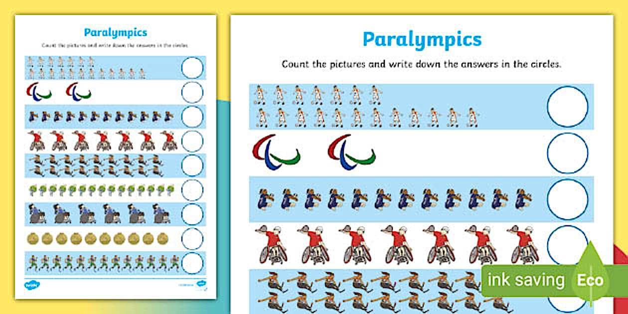 Paralympics Counting up to 20 Activity - Twinkl